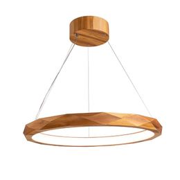 Elstead Lighting Angular Pendelleuchte, LED, QN-ANGULAR-RING-LED-80-TEAK,