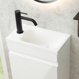 rivea Picabo Handwaschbecken B: 40 H: 10 T: 22 cm, mit pflegeleichter Oberfl&auml;che, BR0576WM,