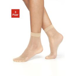 Lascana Feins&ouml;ckchen mehrfarbig Gr. - (35/42) f&uuml;r Damen. Elastisch
