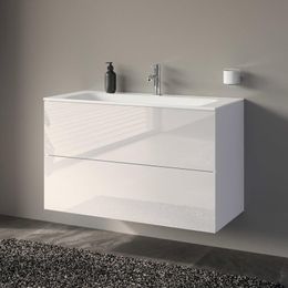 KEUCO Paris Schrank mit Waschtisch, 2 Ausz&uuml;ge, 111503960003,