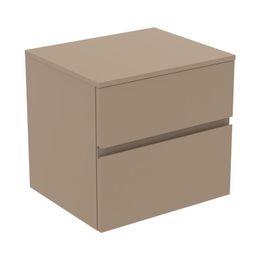 Ideal Standard Finesse Schrank mit Konsolenplatte B: 60,2 H: 55,8 T: 50,5 cm, 2 Ausz&uuml;ge, E3433UP,
