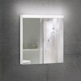 Schneider LOW basic Spiegelschrank, 2 T&uuml;ren, 171.270.01.02, LOB 70/2/LED