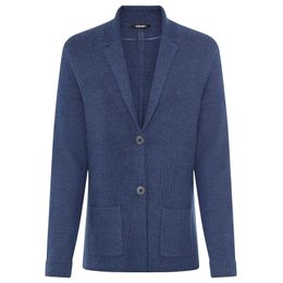 Olsen Cardigan in Blazer-Optik, mit aufgesetzten Taschen Damen Größe 38 indigo
