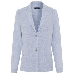 Olsen Cardigan in Blazer-Optik, mit aufgesetzten Taschen Damen Größe 38 dunkelblau