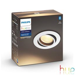 PHILIPS Hue White Ambiance Milliskin Einbaustrahler Erweiterung, GU10, rund, 8720169319875,