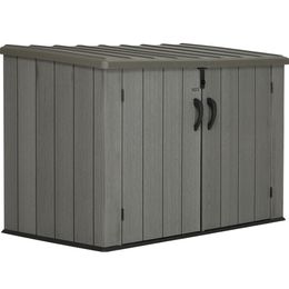 Tchibo - XXL-Universal- und M&uuml;lltonnen-Box - 191x107x111cm - dunkelgrau - Polyethylen / Metall