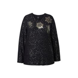 Ulla Popken Sweatshirt female Black size 58-60