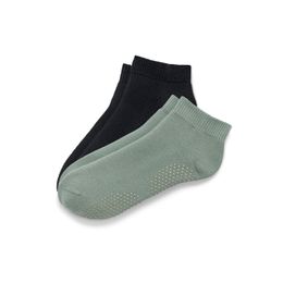 Tchibo - 2 Paar Yogasocken - Damen - Gr. 35-38 - schwarz