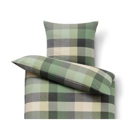Tchibo - Flanell-Bettw&auml;sche - mehrfarbig