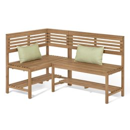 Tchibo - Flexible Eck-Dining-Bank &raquo;Lenja&laquo; - 100x46x90cm - braun - Holz / Akazienholz / Holz