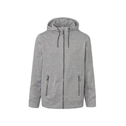 Tchibo - Strickfleece-Jacke - Herren - Gr. S - grau