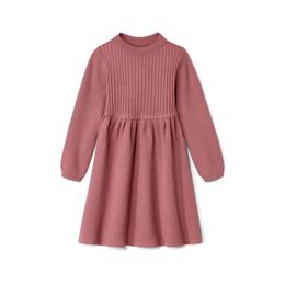 Tchibo - Kinder-Merinostrickkleid - Mädchen - Gr. 122/128 - dunkelrosa