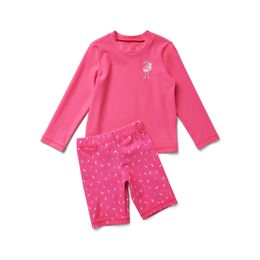 Tchibo - Kinder-Kombi mit UV-Schutzfaktor 80 - Gr. 122/128 - pink/print
