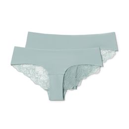 Tchibo - 2 Magic-Cut-Brazil-Slips - Damen - Gr. L - blau