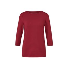 Tchibo - Shirt mit 3/4-Arm - Damen - Gr. XL - bordeaux