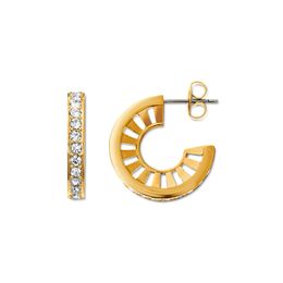 Tchibo - Creolen mit Glaskristallen - gold