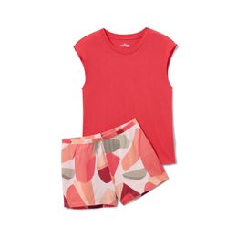 Tchibo - Shorty-Pyjama - Damen - Gr. L - rot