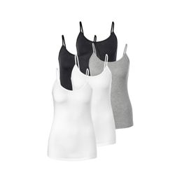 Tchibo - 5 Hemdchen - Damen - Gr. XL - schwarz