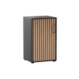 Tchibo - Aktenschrank &raquo;Hank&laquo; - 51x41x83,5cm - schwarz - Holz / Metall / Kunststoff