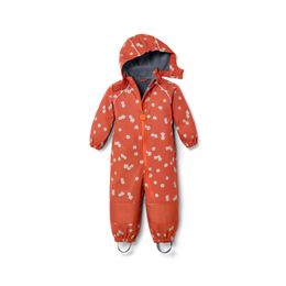 Tchibo - Kleinkind-Softshell-Einteiler - Baby - Gr. 74/80 - weiß/geblümt