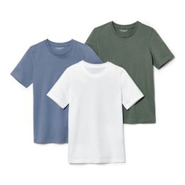 Tchibo - 3 Kinder-T-Shirts - Jungen - Gr. 170/176 - blau