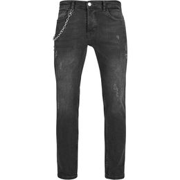 2Y Premium Jeans Herren Größe 34 schwarz