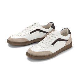 Tchibo - Leder-Sneaker - Damen - Gr. 41 - wei&szlig;