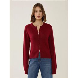 Hiccup Strickjacke Damen Gr&ouml;&szlig;e M burgunder