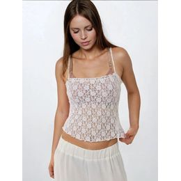Hiccup Top Damen Gr&ouml;&szlig;e XS wei&szlig;