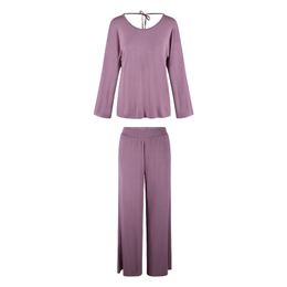 Lingadore Pyjama Damen Gr&ouml;&szlig;e XXL mauve Winterkleid