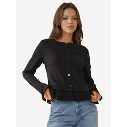 Hiccup Strickjacke Damen Gr&ouml;&szlig;e M schwarz