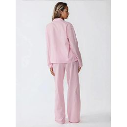 Hiccup Pyjama Damen Gr&ouml;&szlig;e M pink / wei&szlig; Winterkleid