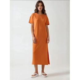 Hiccup Kleid Damen Gr&ouml;&szlig;e 38 orange Winterkleid