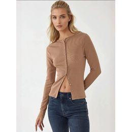 Hiccup Bluse Damen Gr&ouml;&szlig;e XL hellbraun