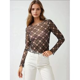 Hiccup Shirt Damen Gr&ouml;&szlig;e XXL nude / schwarz