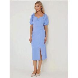 Hiccup Kleid Damen Gr&ouml;&szlig;e 42 himmelblau Winterkleid