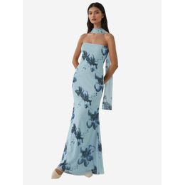 Hiccup Kleid Damen Gr&ouml;&szlig;e 38 hellgelb / flieder / hellorange / rosa Sommerkleid