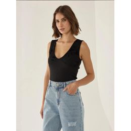 Hiccup Top Damen Gr&ouml;&szlig;e XL schwarz