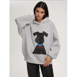 Hiccup Sweatshirt Damen Gr&ouml;&szlig;e M blau / grau / rot / schwarz