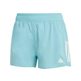 adidas Performance Sportshorts 'Own The Run' Damen Gr&ouml;&szlig;e XXXS/XXS aqua / wei&szlig;
