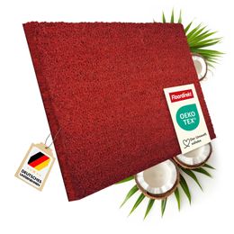 Floordirekt Fu&szlig;matte Kokos Rot 24 mm