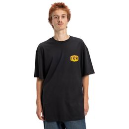 T-Shirt DC Shoes "Squash It", Herren, Gr. M, schwarz, 75% Baumwolle, 25% Baumwolle, Shirts