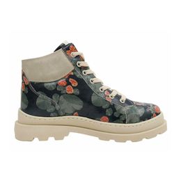 Winterboots DOGO "Adriana Hold Your Head Up High Damen Stiefeletten", Damen, Gr. 38, Normalschaft, schwarz, Lederimitat, Schuhe, Handgefertigt