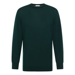 Strickpullover Eterna "REGULAR FIT", Herren, Gr. L, dunkelgrün, 100% Wolle (Merino), lässig geschnitten, Pullover