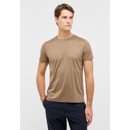 T-Shirt Eterna, Herren, Gr. XL, kakao, 70% Baumwolle, 30% Lyocell, lässig geschnitten, Shirts