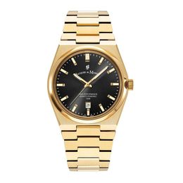 Jacques du Manoir Uhr Herren Größe One Size gold / schwarz
