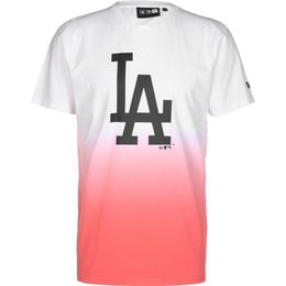 New Era Shirt 'MLB Los Angeles Dodgers' male Pink, White size L