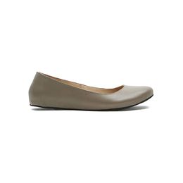 Comfortfusse Leder-Ballerinas in Taupe - 58% | Größe 40 | Damen-ballerinas