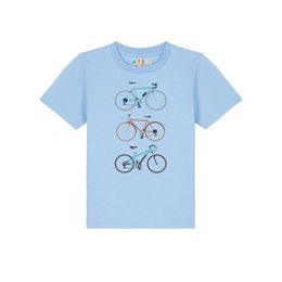 Watabout.kids Shirt '3 Fahrr&auml;der' boy Blue size 98/104