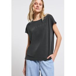 Street One Shirt in Anthrazit - 50% | Gr&ouml;&szlig;e 40 | Damen-tops